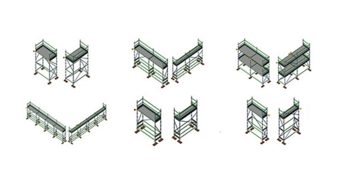 Painted & Galvanised Kwikstage Scaffolding Packages - Turbo Scaffolding